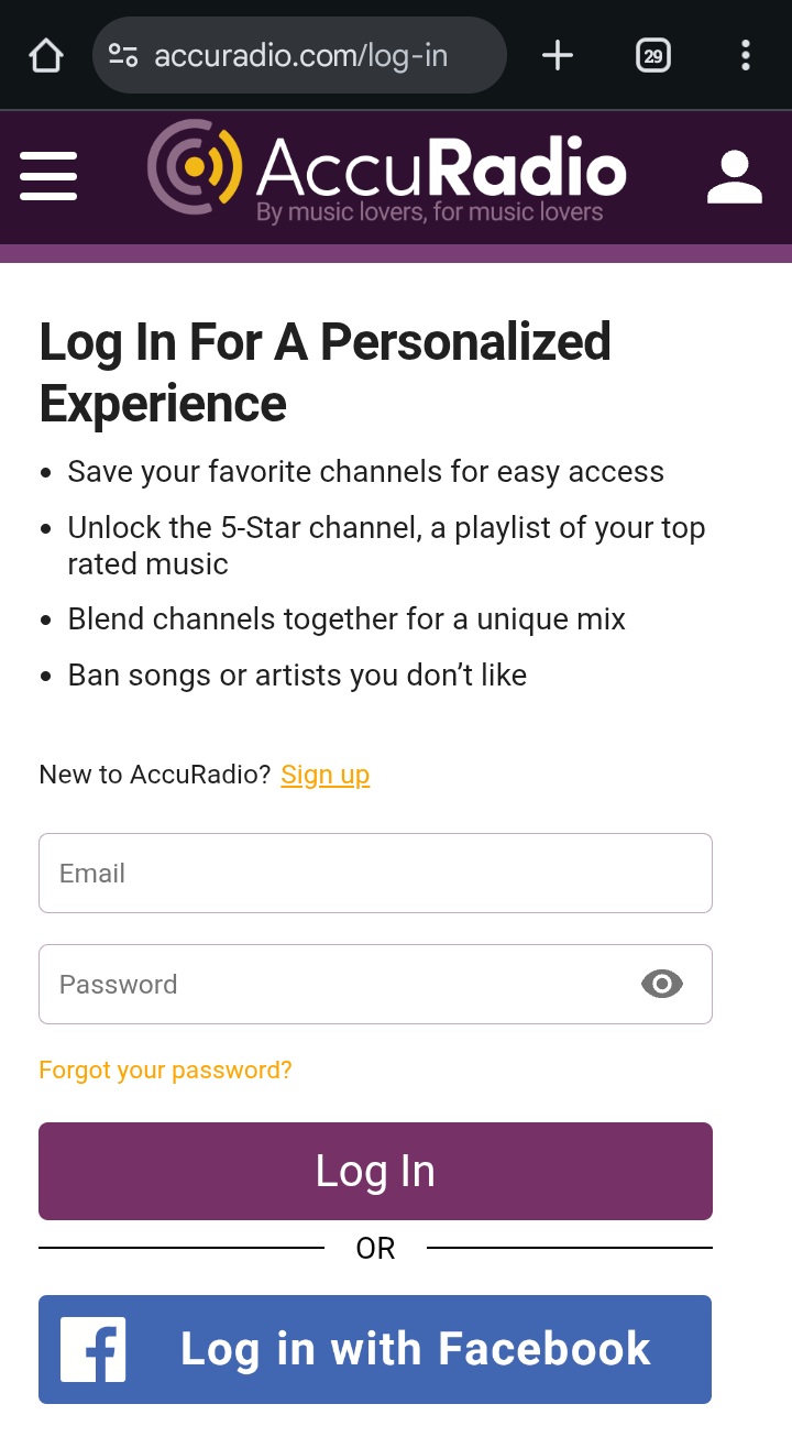 AccuRadio on Android – AccuRadio Support